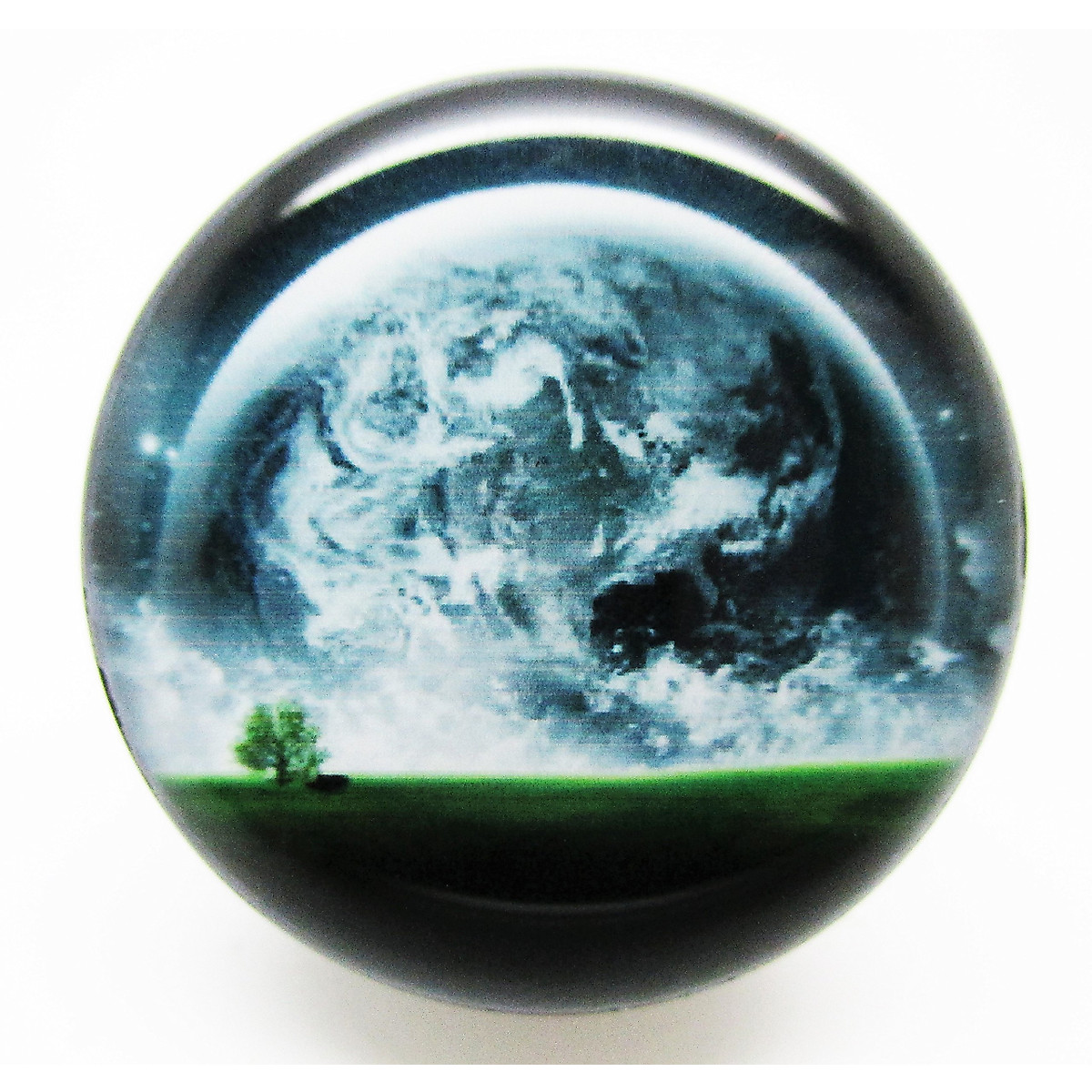 Pierced Republic Earth Horizon Ear Plugs - Acrylic Screw-On - New - 10 Sizes - New *Pair* (00 Gauge (10mm))