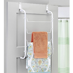Whitmor Over The Door, White Towel Rack, Medium