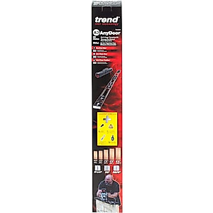Trend Door Installation Kit, Includes The Trend 9ft AnyDoor Jig, Foot-Operated Door Lifter, Door Stand, Professional Router Bit & 5 x Dust Masks, U*H/JIG/D/B1