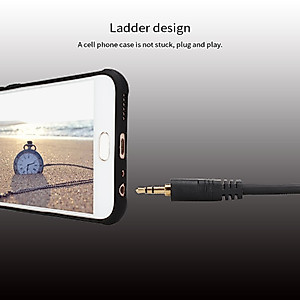 Kzeux 1/8 TRS to Dual 1/4 Audio Cable, 3.5mm TRS to 6.35mm Dual 1/4 TS Mono Y Splitter Audio Cable Adapter for SMA rtphone, Computer, Mixer, Amplifier Speaker, Home Stereo System (5FT)