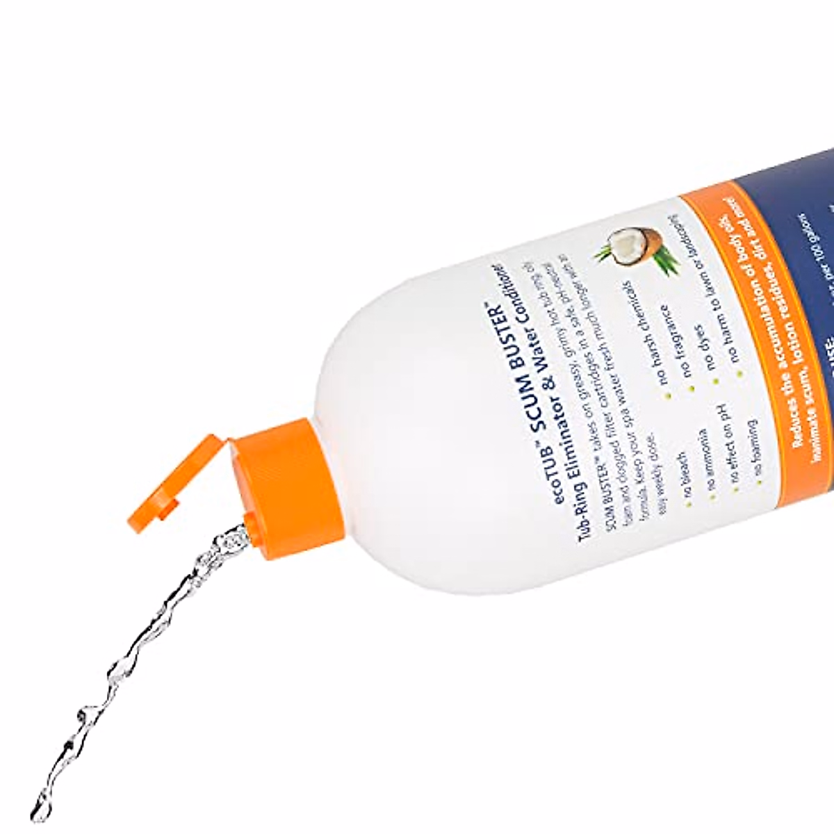 Spa Depot Scum Buster Hot Tub Water Clarifier/Conditioner Tub Ring Eliminator - 2 Quarts