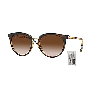 Willow BE4316 389013 54MM Dark Havana/Brown Gradient Phatnos Sunglasses for Women + BUNDLE With Designer iWear Complimentary Eyewear Kit