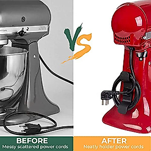 BETTAA HOME Cord Organizer For Appliances, Pack of 6- Kitchen Appliance Cord Winder, Cord Wrapper For Mixer, Blender, Coffee Maker, Pressure Cooker and Air Fryer.