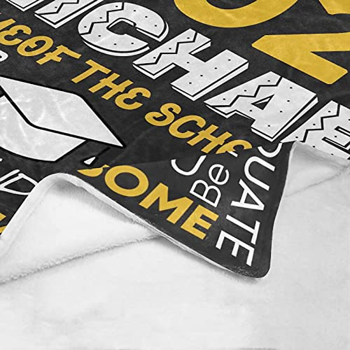 InterestPrint Personalized Blanket Graduation, College Graduate, High School Class of 2023 for Graduating Blanket Throws