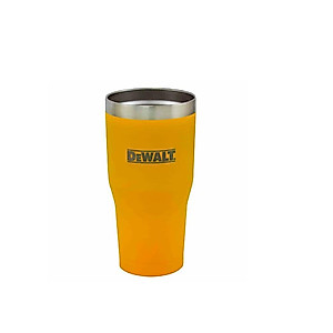 Dewalt 30 Oz. Yellow Powder Coated Tumbler