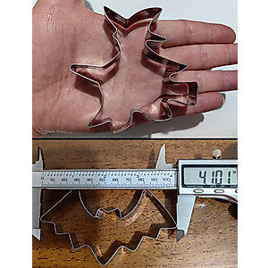 Halloween Cookie Cutters Set - Ghost, Pumpkin, Bat, Cat, Witch, Witch Hat - 6Pcs Halloween Cookie Cutters Large for Halloween Party - Cookie Cutters Halloween Shapes for Holiday Fall Baking