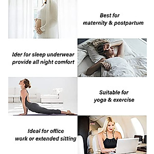 MISSWHO Cotton High Waisted Womens Underwear, Tummy Control Postpartum Essential Panties Full Coverage, C Section Ladies Briefs Plus Size Underpants 5 Pack Size 7 Large