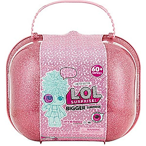L.O.L. Surprise! Bigger Surprise Limited Edition with 2 Collectible Dolls, 1 Pet, 1 Lil Sis with 60+ Surprises in Eye Spy Series Carrying Case- Gift for Kids, Toys for Girls Ages 4 5 6 7+ Year