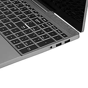 DAUERHAFT Tablet Laptop, Office Laptop RGB Backlit 15.6in Touch Display for Family (12GB+512GB US Plug 2 Pin)