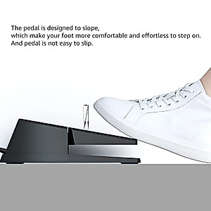 Sustain Pedal for Keyboard,Universal Sustain Pedal with Polarity Switch Compatible with Most Digital Pianos, Yamaha, Casio and MIDI Keyboards(Black)