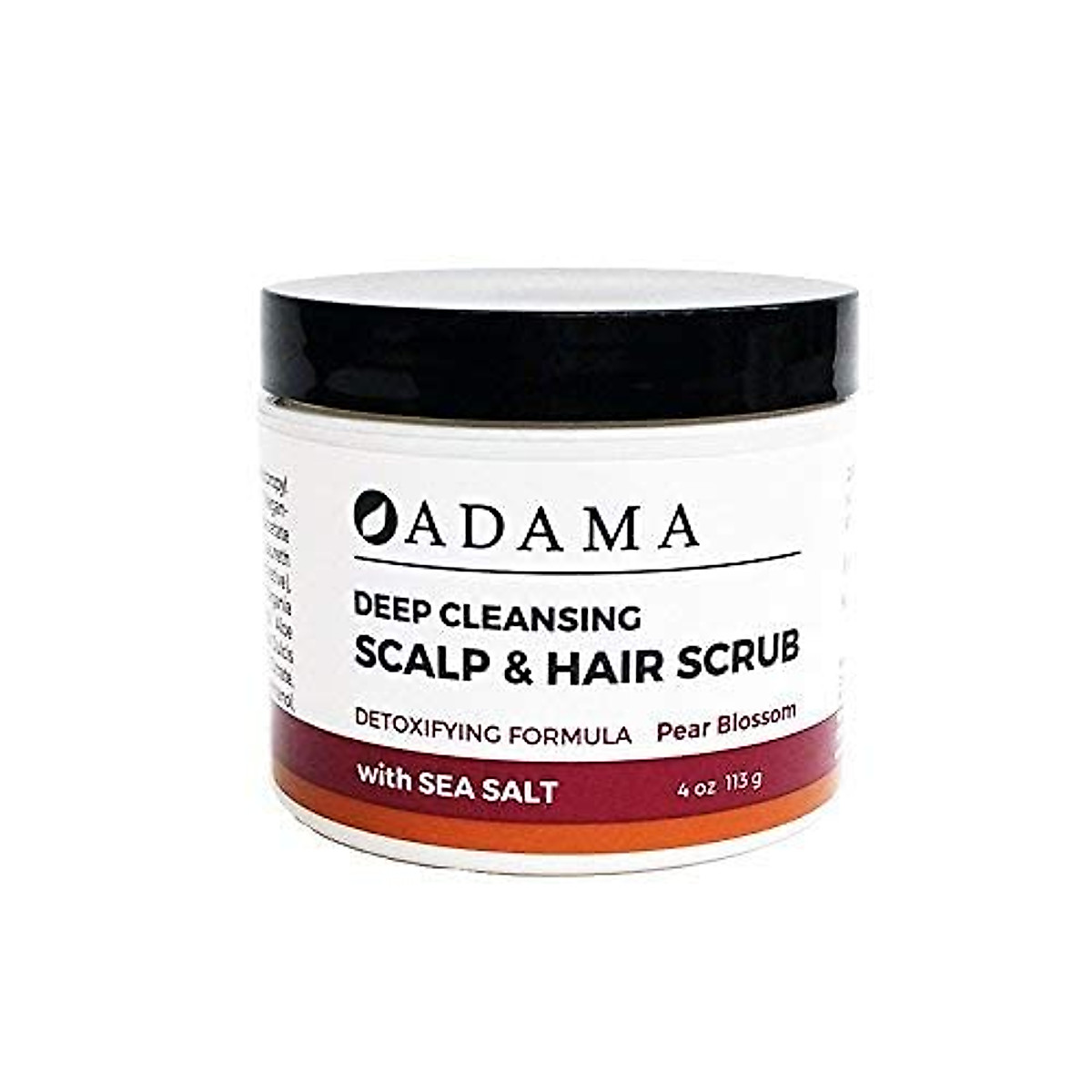 Zion Health Adama Deep Cleansing Scalp Hair Scrub, Pear Blossom, 4 Oz
