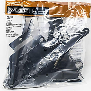 Everbilt Black Post Latch Set