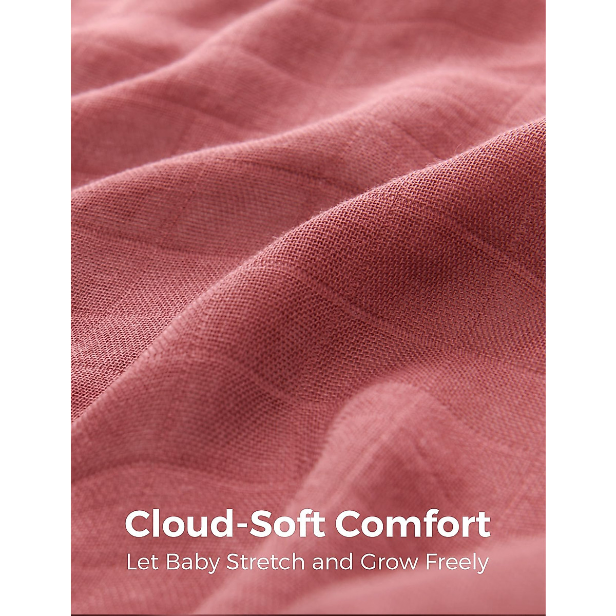 Momcozy Muslin Swaddle Blankets, Soft Silky Baby Blankets for Baby Boys & Girls, 4-Pack Breathable and Skin-Friendly Baby Swaddle, Baby Blankets Unisex, 47 x 47 inches