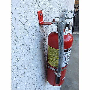 Universal Fire Extinguisher Bracket, Fire Extinguisher Mounts & Brackets up to 40 lbs, Suitable for Big and Small Fire Extinguisher Cabinet, Holder for Dry Chemical and Water Extinguishers (Pack 4).