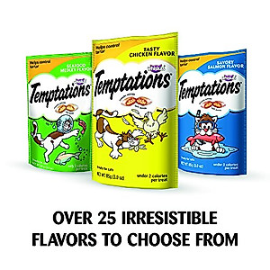 Temptations Classic Cat Treats Seafood Medley Flavor, 16 Oz. Tub