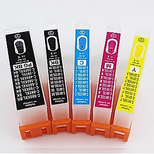 UP PGI-280XL CLI281XL Empty refillable Ink Cartridge Compatible for Canon PIXMA TS6120 TS6220 TS6320 TR7520 TR8520 8522 TR8620 TS702 TS9521C TS9520 with Permanent chip