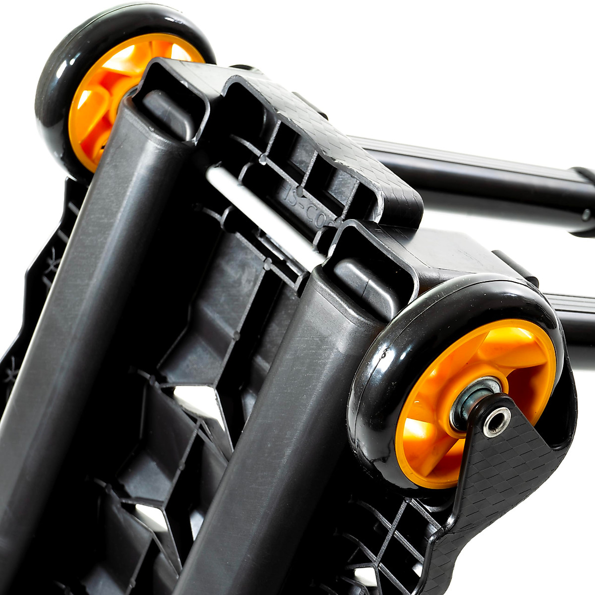 Venmark Folding Luggage Cart with Wheels – Foldable, Compact, Lightweight - Portable Hand Truck and Collapsible Dolly - Fold Up Trolley Carrier for Travel, Moving, Office – Complete with Canvas Bag