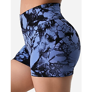 YEOREO Professional Women Workout Shorts 3.6" Scrunch Shorts Seamless High Waisted Contour Gym Yoga Biker Shorts