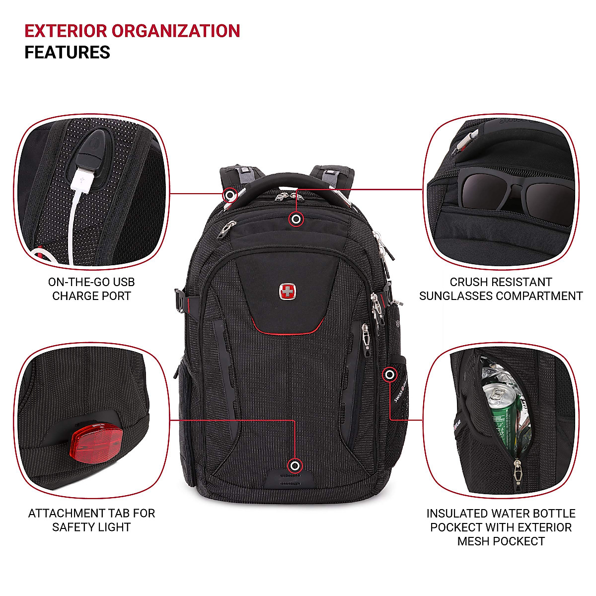 SwissGear Travel Tech Elite, Dark Grey, Large