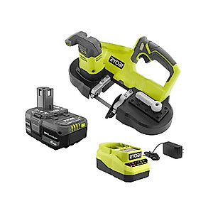 Ryobi 18V Cordless 2-1/2 in. Compact Band Saw Kit with (1) Battery and 18V Charger - P590K1 - Bulk Packaging