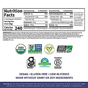 High Protein Bars for Weight Loss - Garden of Life Organic Fit Bar - Peanut Butter Chocolate (12 per carton) - Burn Fat, Satisfy Hunger and Fight Cravings, Low Sugar Plant Protein Bar with Fiber