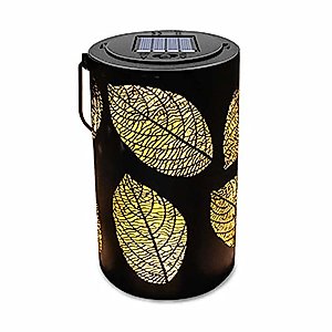 SLNFXC Solar Hanging Lanterns Outdoor Leaf Solar Lights Decorative Solar Lantern Tabletop Lamp for Garden Yard Desk ( Color : D )