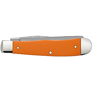 CASE XX WR Pocket Knife Orange Synthetic Trapper Item #80500 - (4254 SS) - Length Closed: 4 1/8 Inches