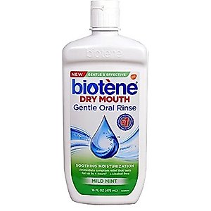 Biotene Moisturizing Oral Rinse, Mild Mint 16 Ounce (Packaging may vary)