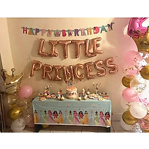 JeVenis Little Princess Baby Shower Decoration - Princess Balloon & Party Supplies for Birthday & Kids' Party
