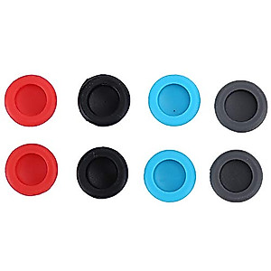 Okuyonic Joystick, Good Hand Feel Soft Silicone Replacement Thumb Grip Caps Unique Design with 5Set for Gamepad Machine for Family Game Console