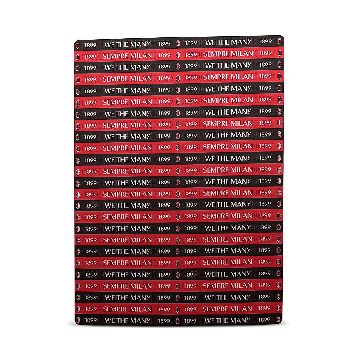 Head Case Designs Officially Licensed AC Milan Sempre Milan 1899 Art Vinyl Faceplate Sticker Gaming Skin Decal Compatible with Sony PlayStation 5 PS5 Digital Edition Console and DualSense Controller