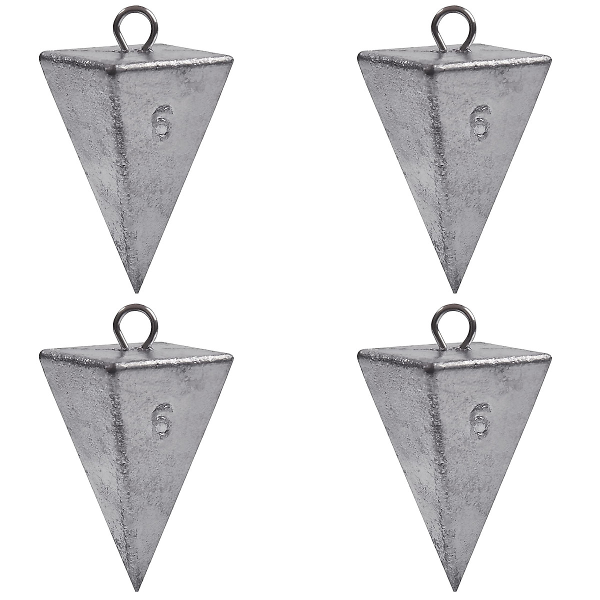 Pyramid Sinkers Fishing Weights Fishing Sinker Weights Pyramid Weights Surf Fishing Weights Saltwater Ocean Fishing Gear Tackle 1oz 2oz 3oz 4oz 5oz 6oz 8oz