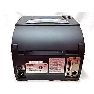 Citizen America CL-S521-GRY CL-S521 Series Direct Thermal Barcode and Label Printer with USB/Serial Connection, Front Exit, 4" Maximum Print Width, 203 DPI Resolution, Gray