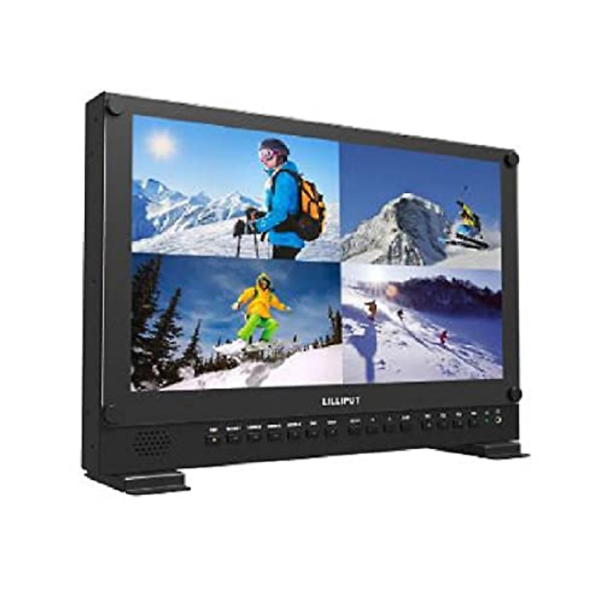 Lilliput BM150-4K 15.6" 6U Carry-on/Rackable 4K Broadcast LED Director Monitor, 3840x2160