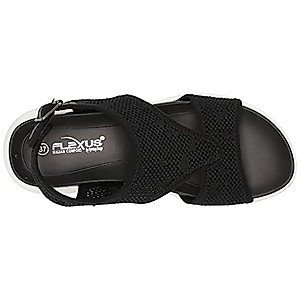 Flexus by Spring Step Women's Flavia Sandal, Black, 9.5-10