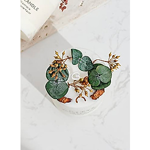 Christmas Pine Cone Flowers Scented Candles Soy Wax Aromatherapy Candle Romantic Pillar Candle Christmas Decorations For Home (Citrus Grape)