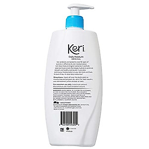 Keri Whole Body Therapy Original, Continuous Moisturization, 3 Essential Moisturizers (Vitamin E, Aloe and Sunflower Seed Oil), 20 Oz