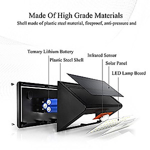 HVIKOV Motion Sensor Light Outdoor, 60 Led Solar, 5 Modes Remote Control,1300LM Waterproof Wide Angle, Wireless Super Bright Security Wall Lights for Driveway, Wall, Patio, Yard, Garden（White）