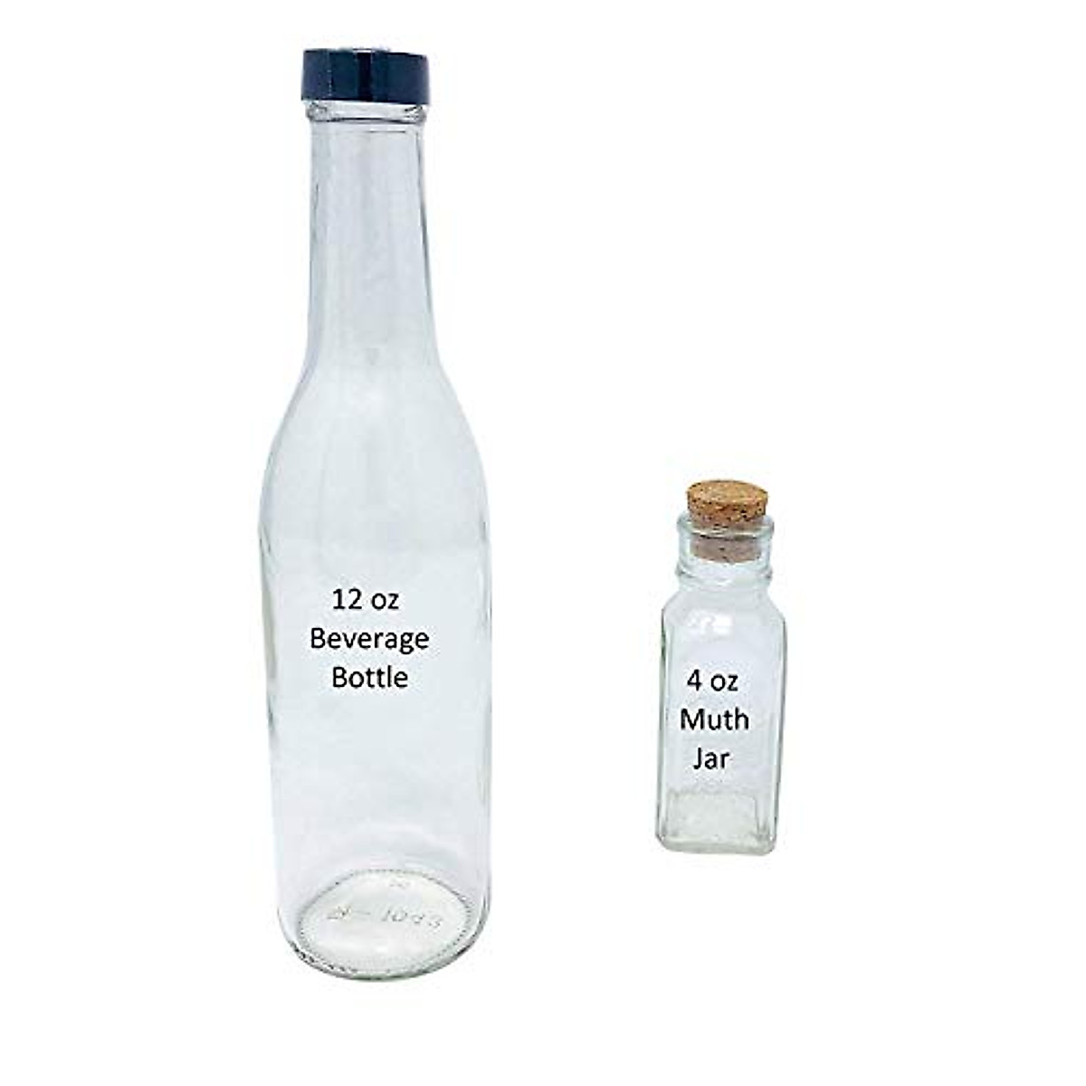 55 x 28 mm Clear Perforated Shrink Band for Large Boston Rounds, Cylinder Bottles, Carafe Bottles and More. [Compatible Diameter Range: 1” – 1 1/4”] - Bundle of 50