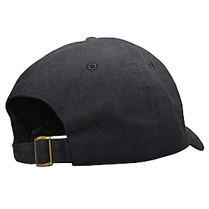 Fight Like a Girl Breast Cancer Embroidered Cap,Black,One Size