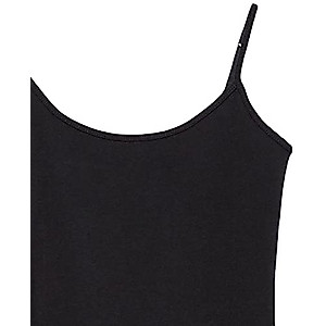 Amazon Essentials Women's Slim-Fit Camisole, Pack of 4, Black, X-Large