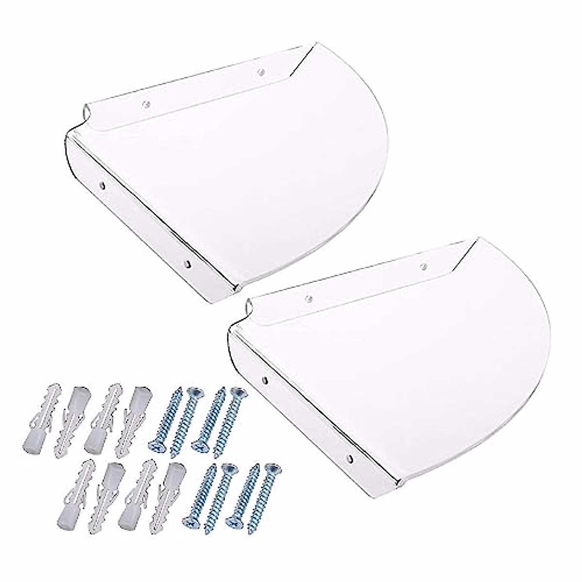 wennqe Bathroom Corner Shelf Clear Shower Rack Corner Punching Shower Organiser Acrylic Shower Shelves Wall Mounted Bath Shelf Bathroom Corner Shelf Shower Organiser