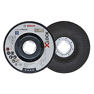 Bosch Professional 260925C122 Expert Grinding Disc (Metal, X-Lock, Ø 115 mm, bore Ø 22.23 mm, Angle Grinder Accessories)