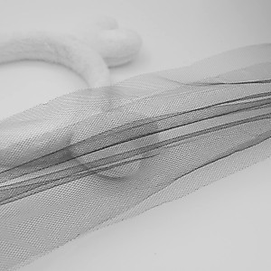 Green Tulle Fabric Rolls 6 Inch by 200 Yards (600 feet), Tulle Ribbon Spool for Gift Wrapping Birthday Party Wedding Decorations DIY Tutu Skirt Bow Crafts