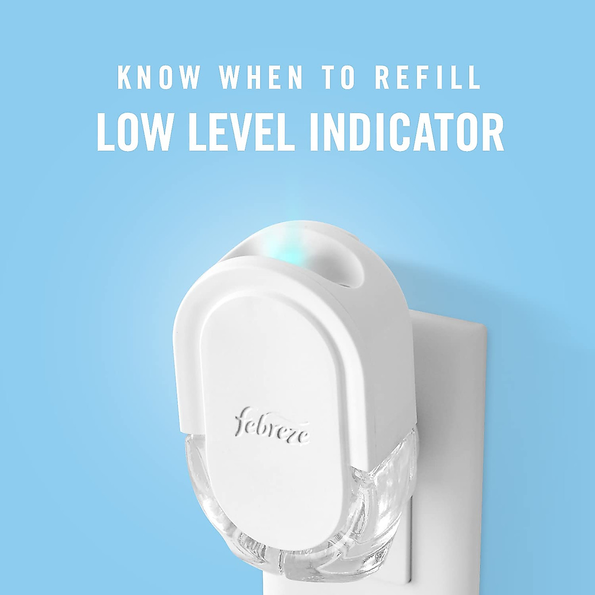 Febreze Odor-Fighting Fade Defy PLUG Air Freshener Refill, Gain Original Scent, (2) .87 fl. oz. Oil Refills