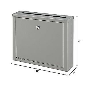 Global Industrial Small Inter-Office Mailbox 12" W x 3" D x 10" H