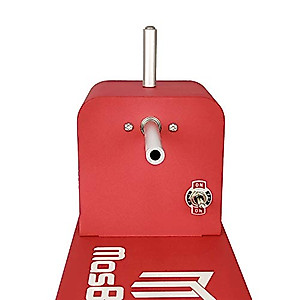 Masbros Cup Turner Fully Assembled All Metal Tumbler Spinner Machine Cup Rotisserie with Metal Bearing for Craft Tumbler （2 arms 4 Foams)