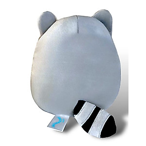 Squishmallows Official Kellytoy Plush 8" Grey Raccoon - Ultrasoft Stuffed Animal Plush Toy