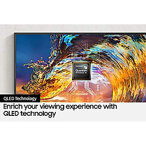 SAMSUNG QN85LS03AAFXZA 85" The Frame UHD HDR QLED 4K Smart TV with an Additional 1 Year Coverage by Epic Protect (2021)