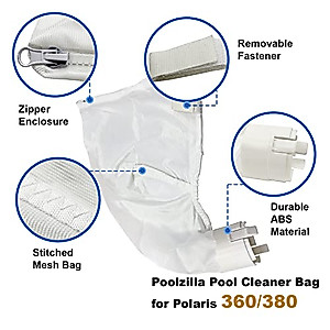 Poolzilla Pool Cleaner Bag for Polaris 360 and 380-2 Pack
